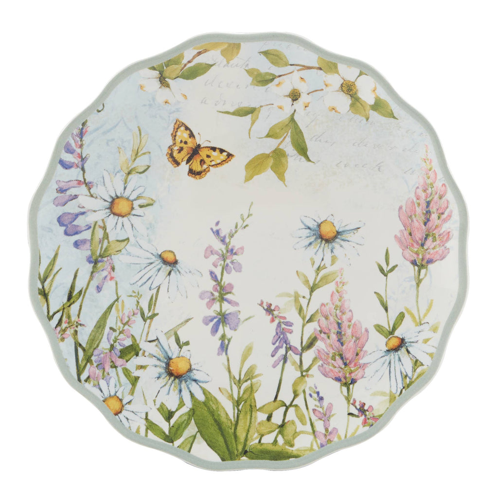 Easter Meadow Canape Plate Round – Cozy Cottage