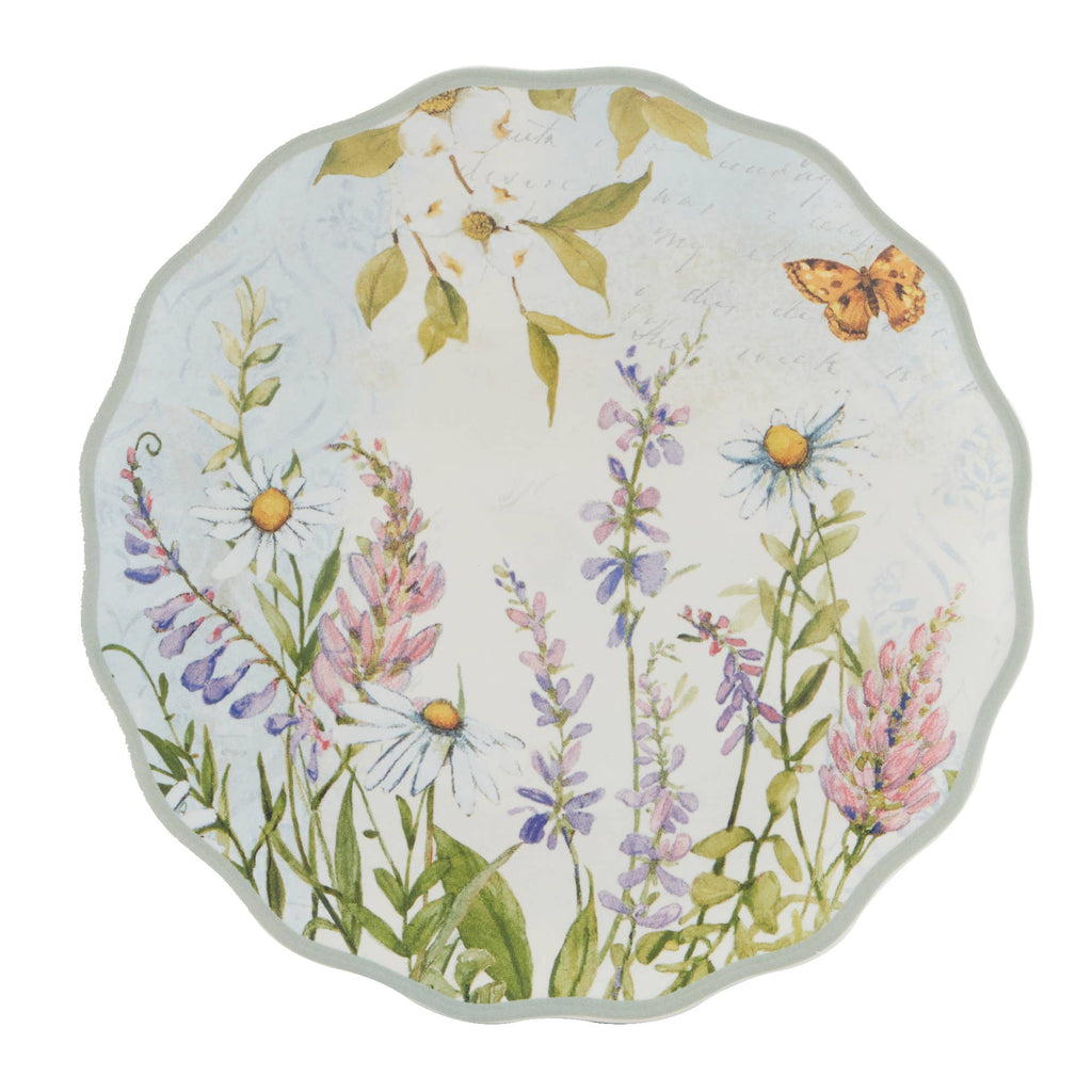 Easter Meadow Canape Plate Round – Cozy Cottage