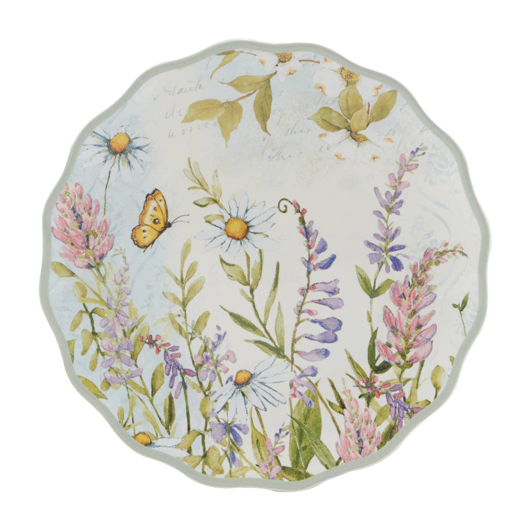 Easter Meadow Canape Plate Round – Cozy Cottage