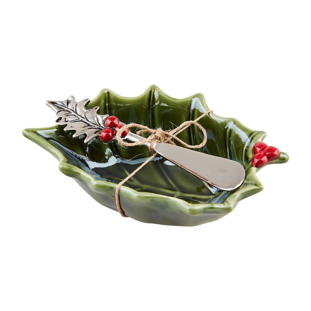 Holly Tidbit Bowl Set | Cozy Cottage & Co.