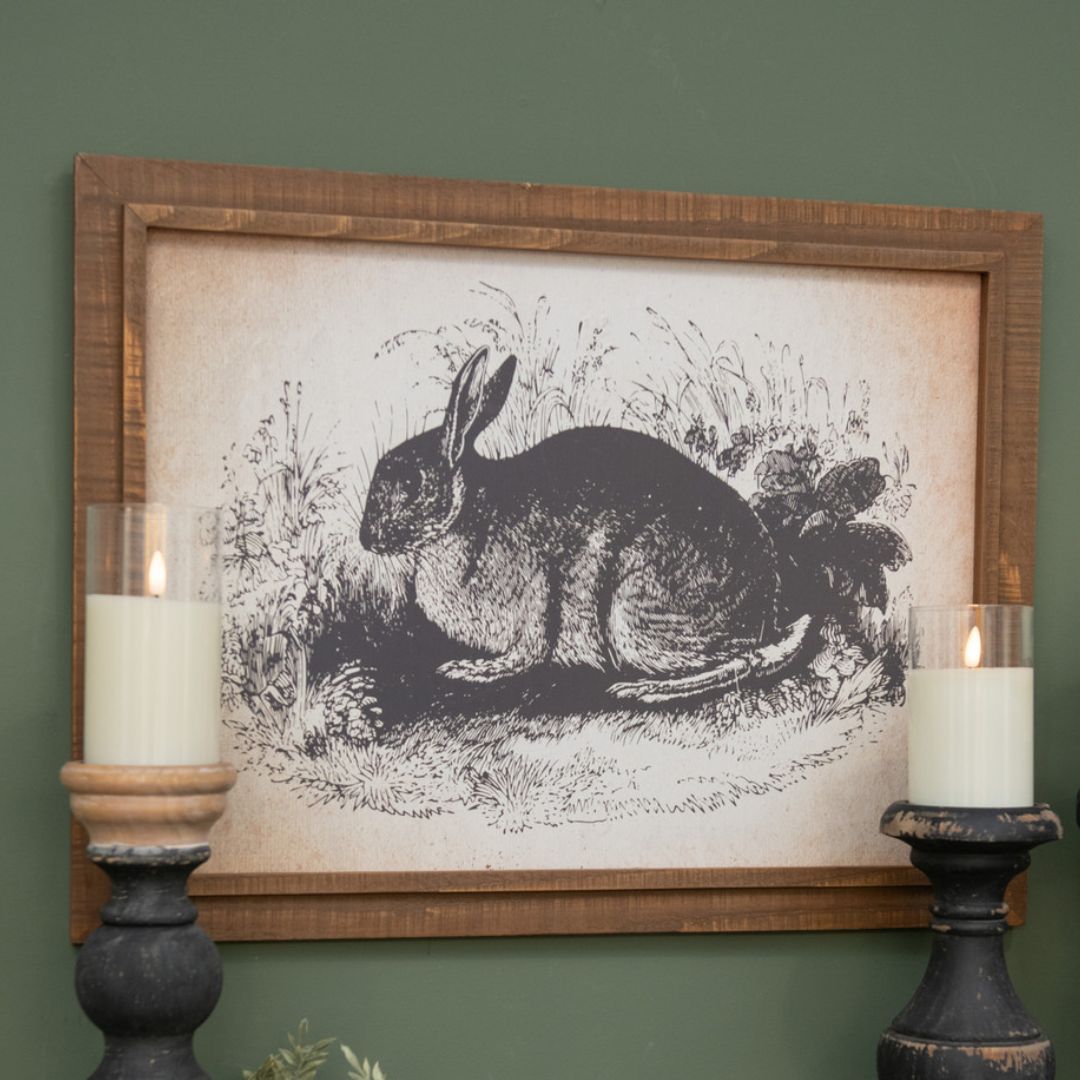 Rustic Bunny Print | Cozy Cottage & Co.